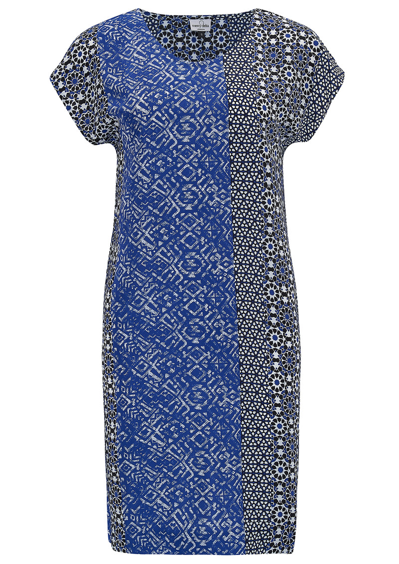Mercy Delta Sutton Silk Dress - Muscat Sapphire