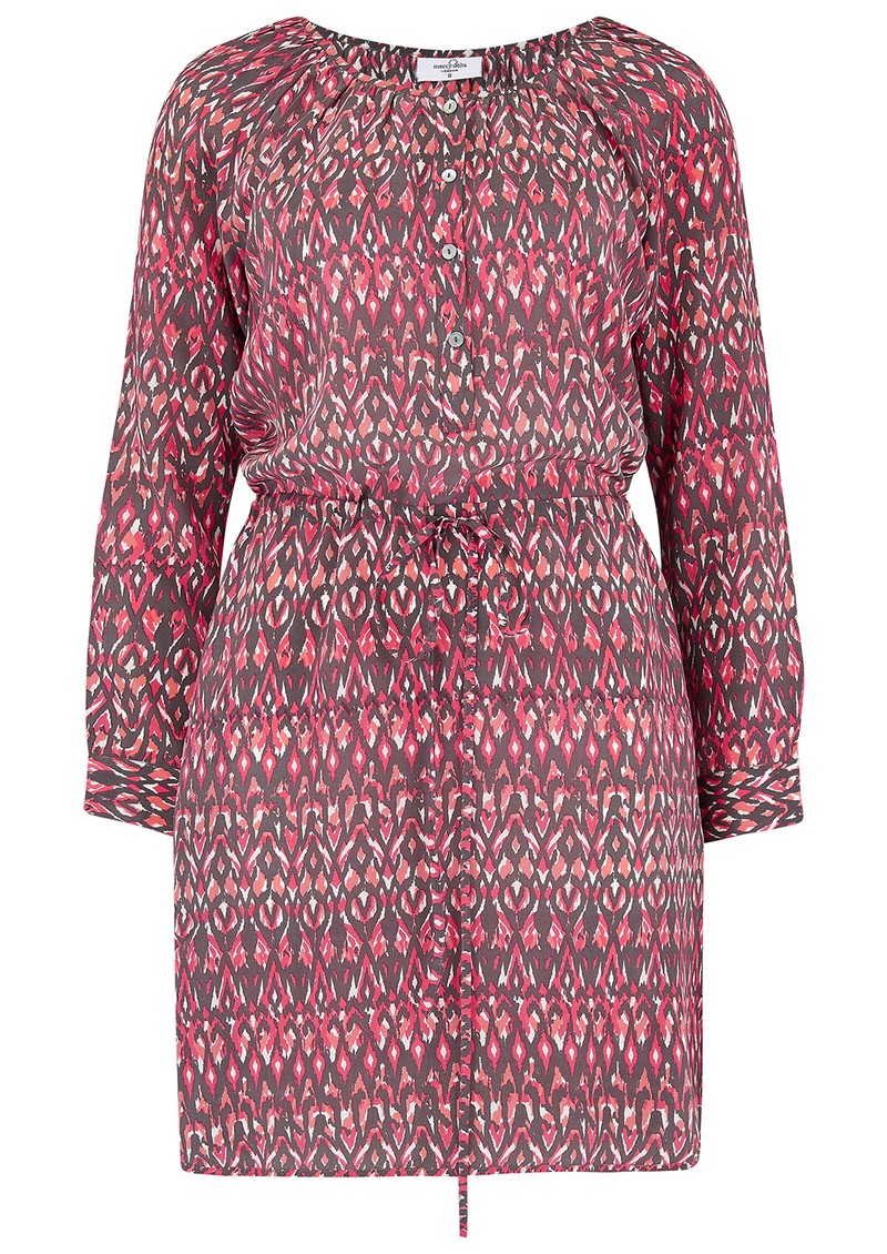 Mercy Delta Dalton Silk Dress - Ikat Honeysuckle