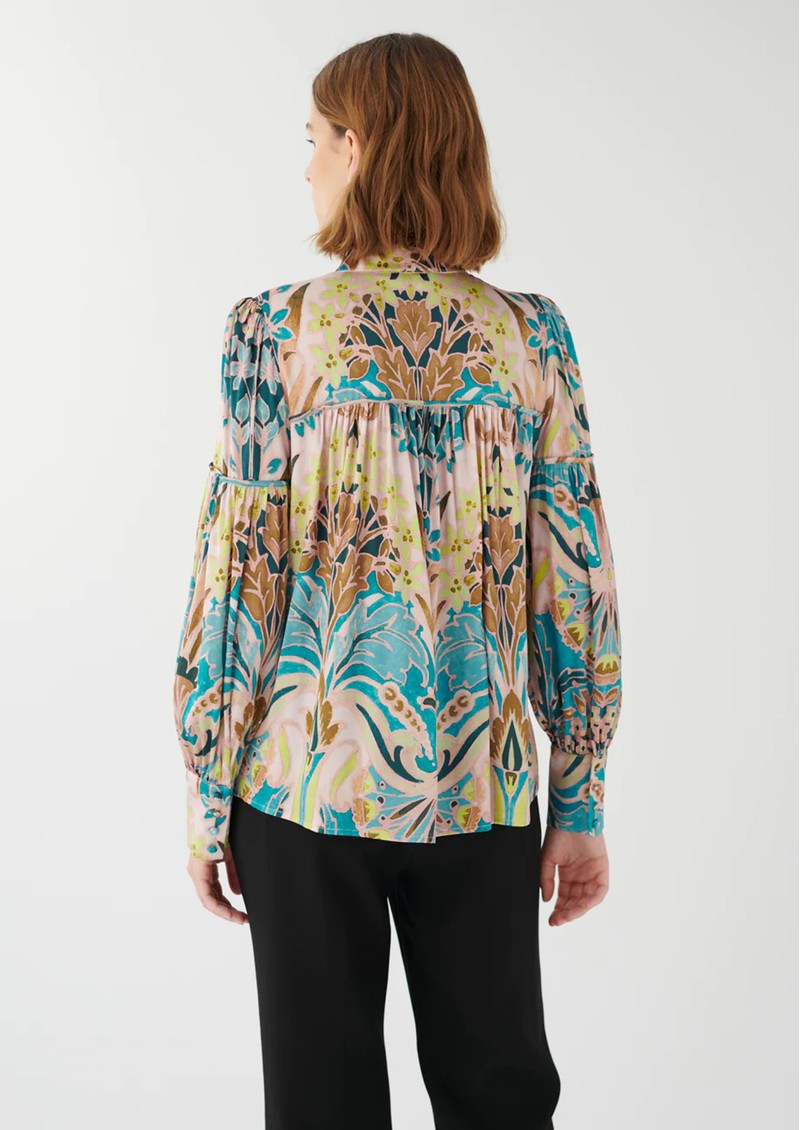 DEA KUDIBAL Maxine Silk Blouse - Eucalyptus