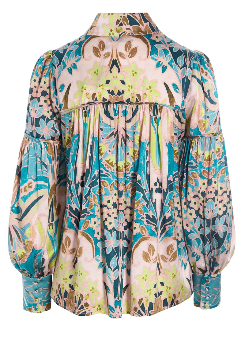 DEA KUDIBAL Maxine Silk Blouse - Eucalyptus