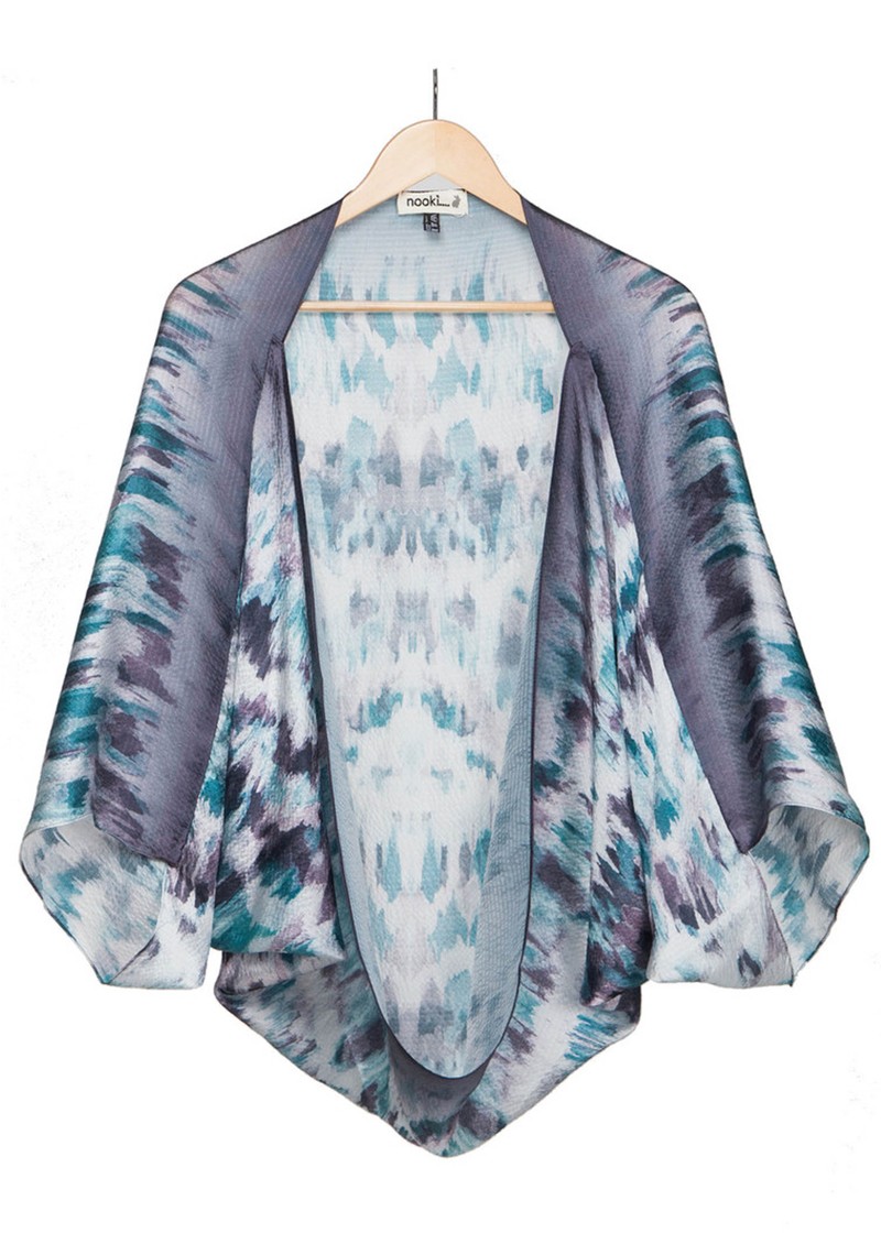 NOOKI Ghost Silk Cape - Blue Mix